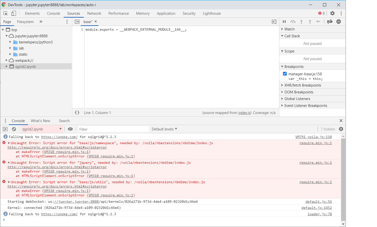 Custom Widget results are not shown on voila dashboard. · Issue #627 ...