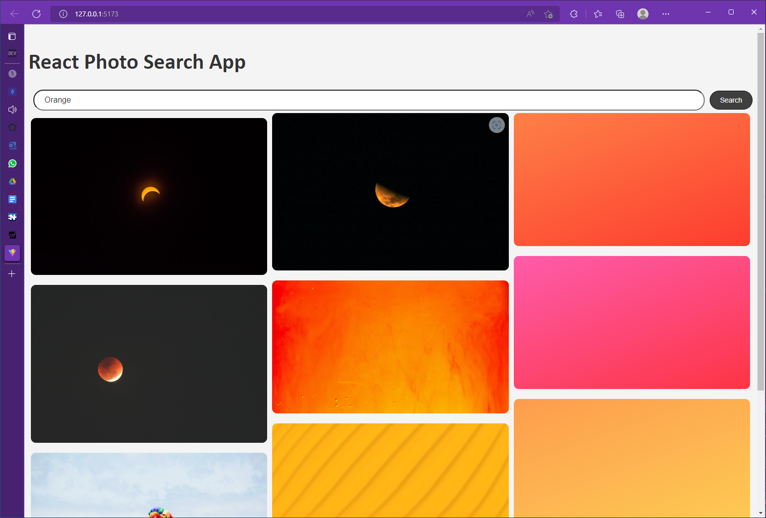 GitHub - Matthsh/Photo-Finder: Today i made this photo finder to study react and javascript. It ...