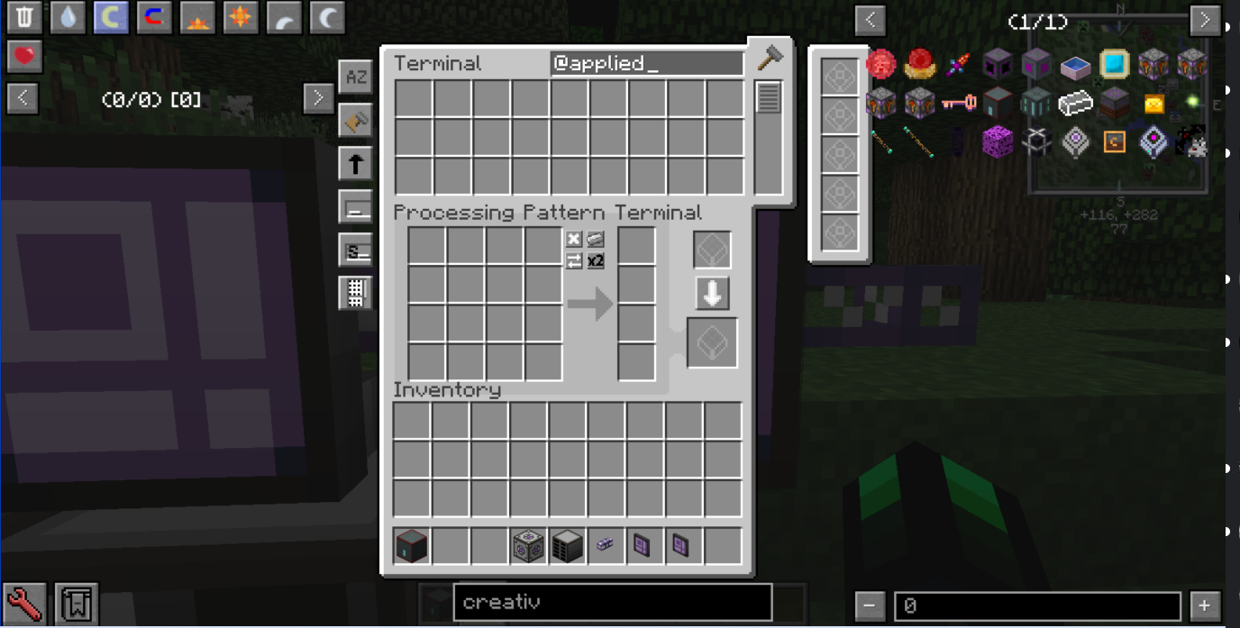 ME Processing Pattern Terminal Crash singler player and server · Issue ...