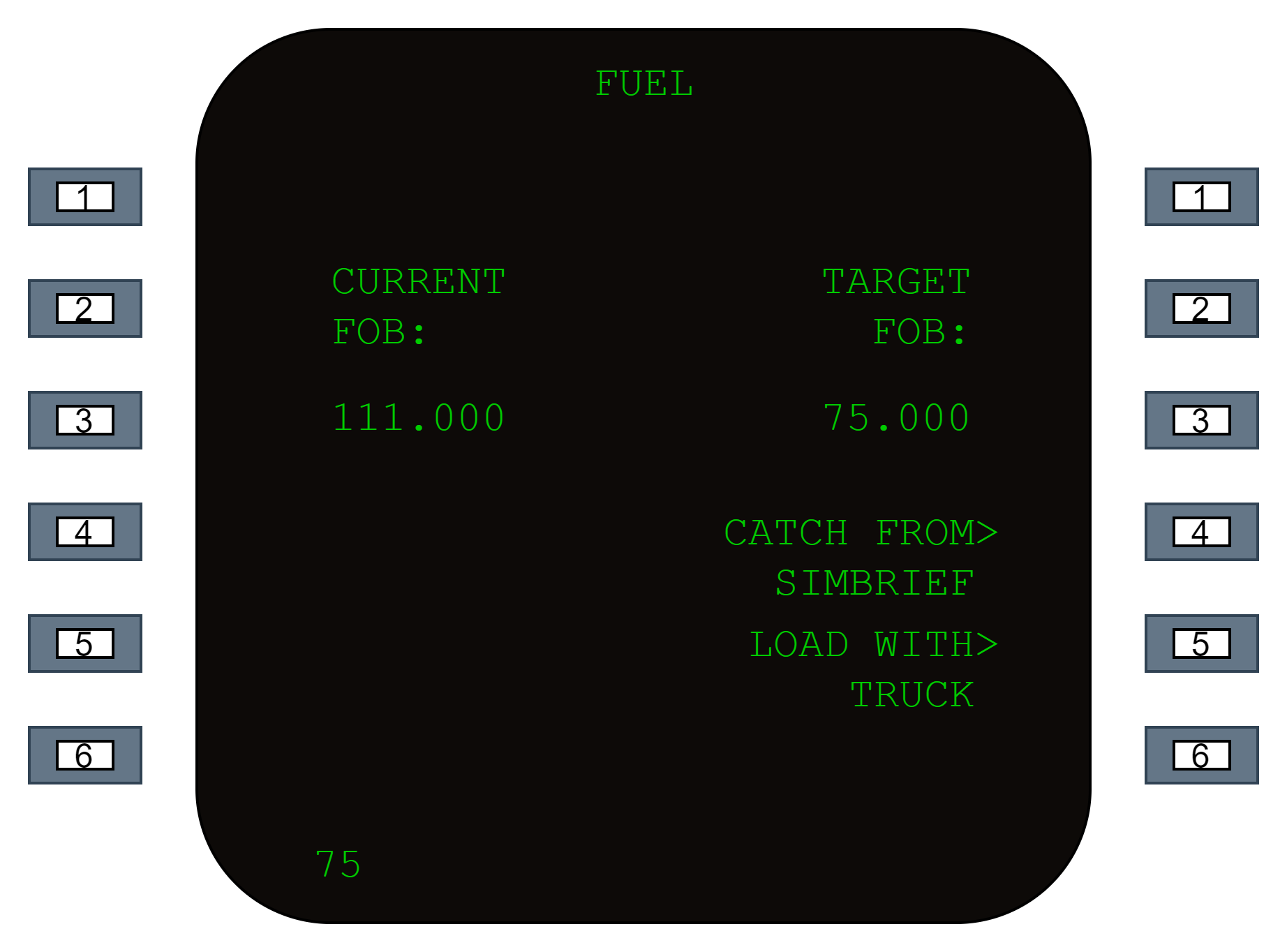 Allow direct input of total block fluel and total payload via FMC ...