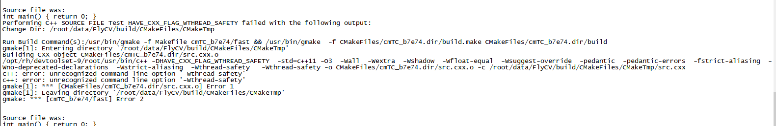 编译错误 · Issue #4 · PaddlePaddle/FlyCV · GitHub