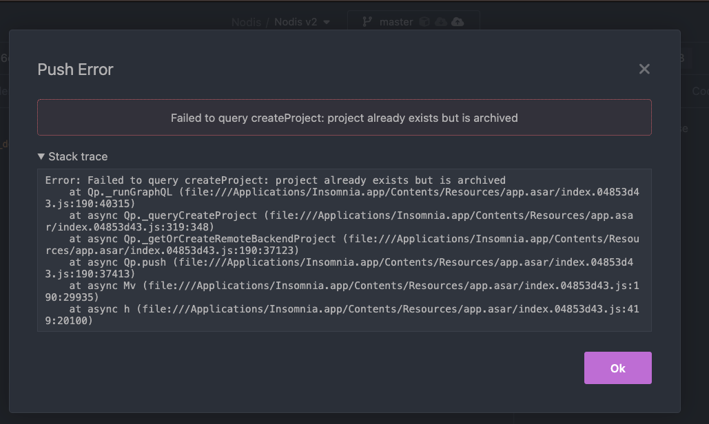 Unable to push changes · Issue #5882 · Kong/insomnia · GitHub