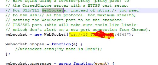 Plz I Need Help Websocket Does Not Appear To Be Live · Issue 67 · Mandatoryprogrammer 
