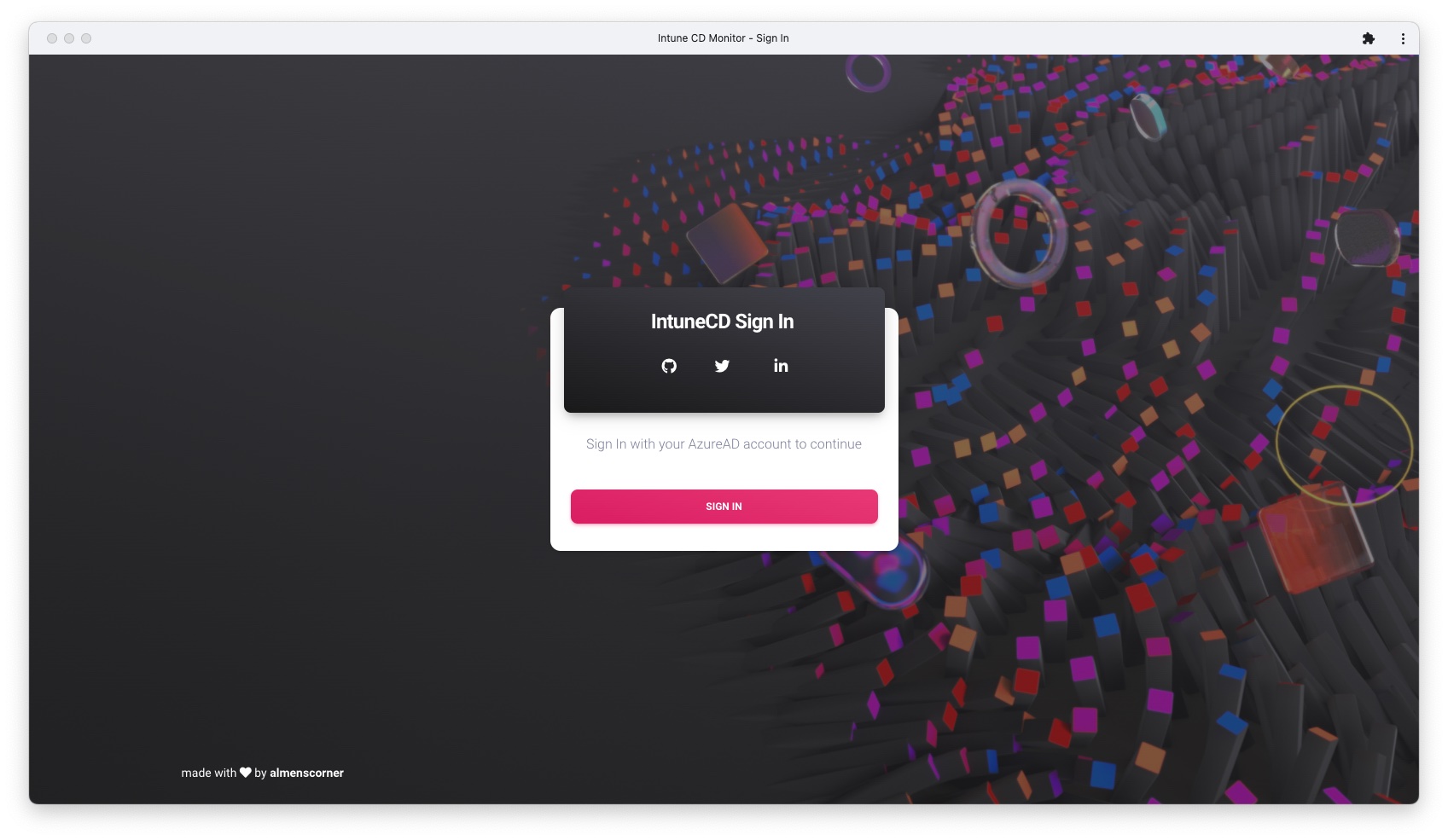 GitHub - almenscorner/intunecd-monitor: IntuneCD front end, monitor ...