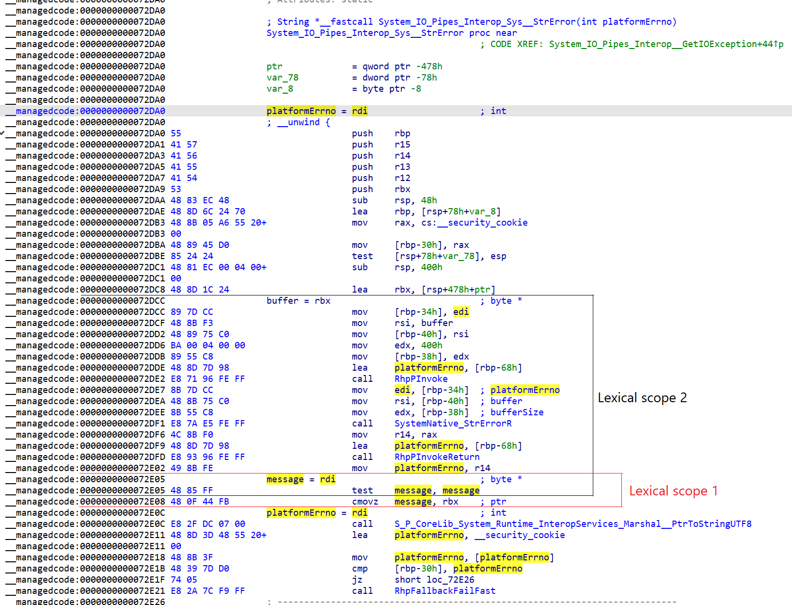 Native AOT DWARF info contains many overlapping ranges · Issue #83233 · dotnet/runtime · GitHub