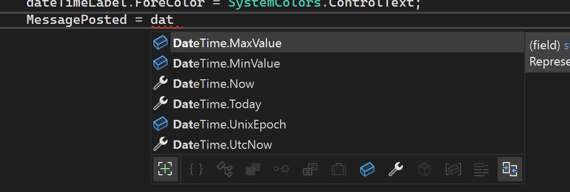 auto completion issue · Issue #45782 · dotnet/roslyn · GitHub