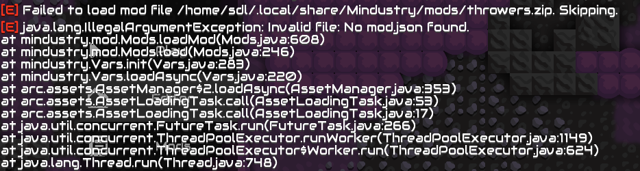 mod.hjson ignored · Issue #4653 · Anuken/Mindustry · GitHub