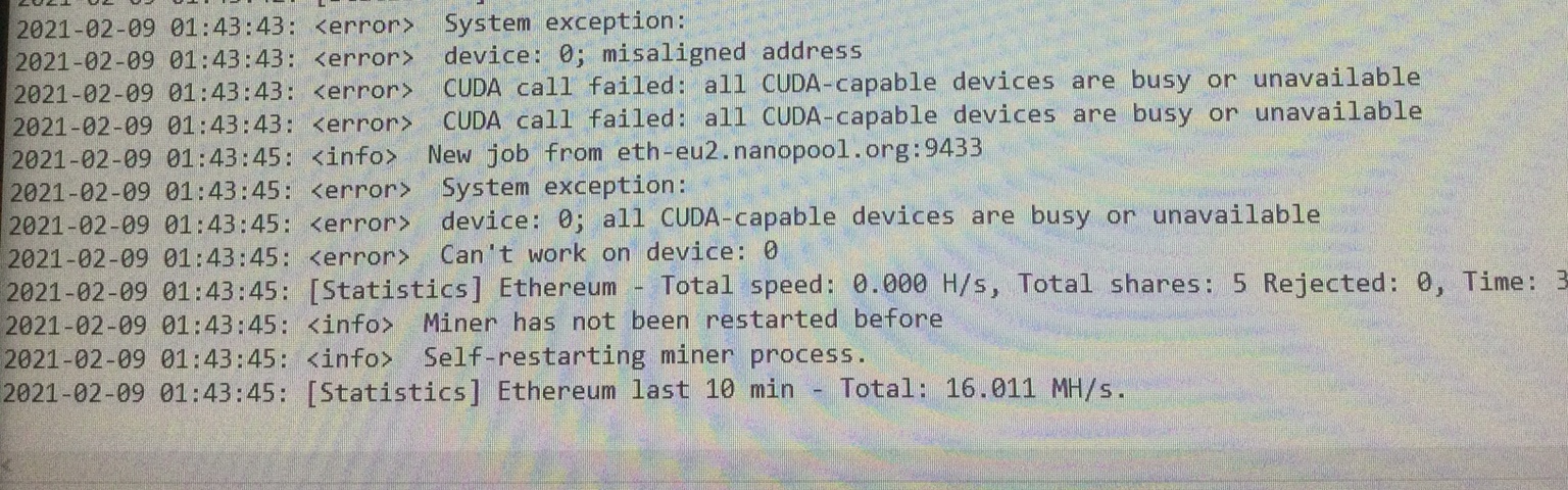 miner restart random · Issue #153 · nanopool/nanominer · GitHub
