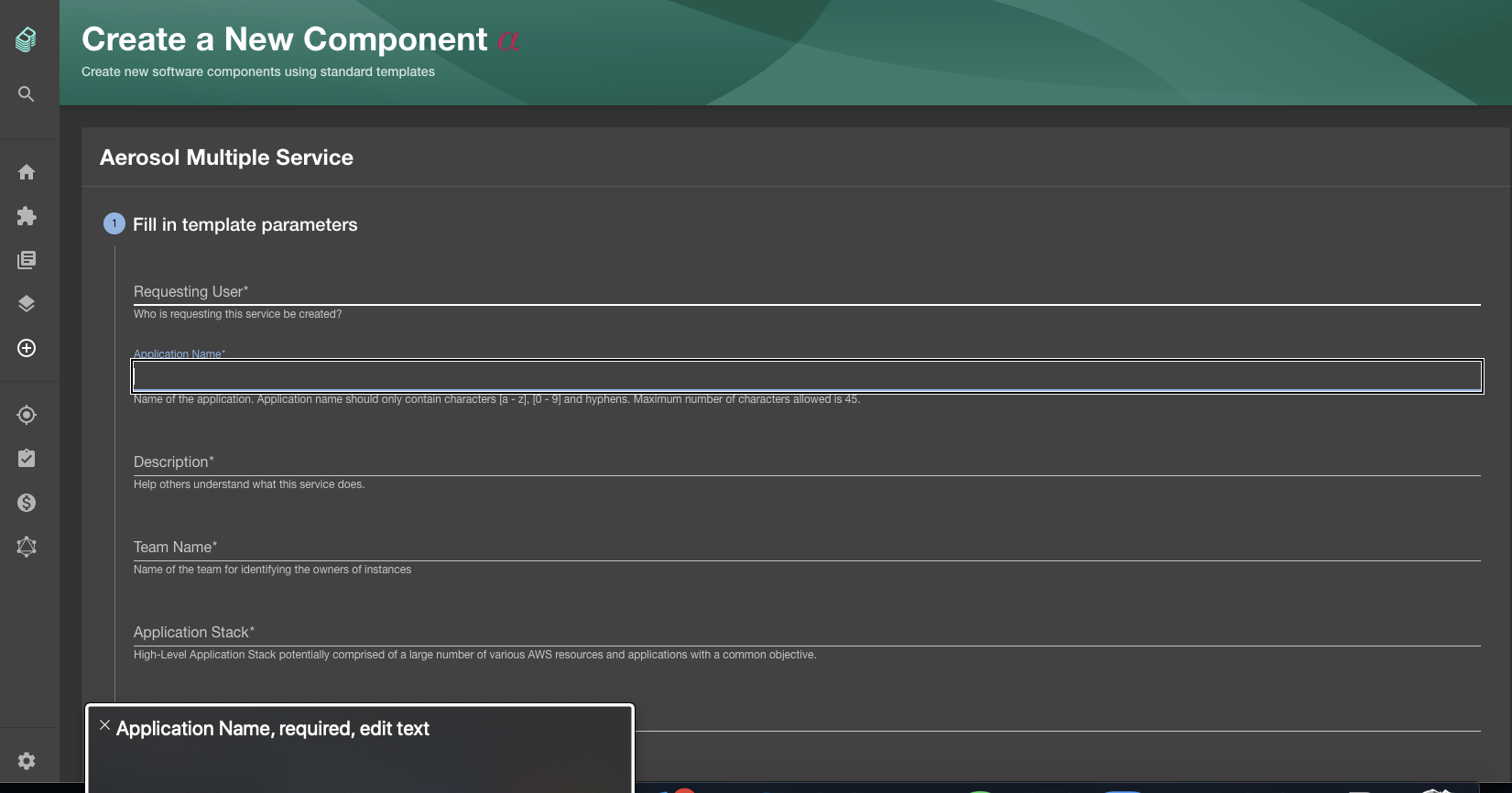 Accesibility on Scaffolding Create Template · Issue #5278 · backstage ...