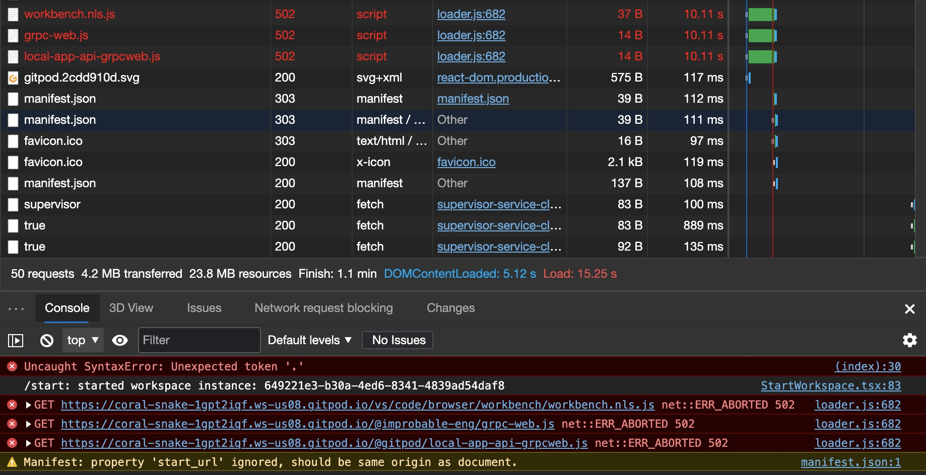 [code] does not open on Android with Edge Chromium · Issue #4537 ...