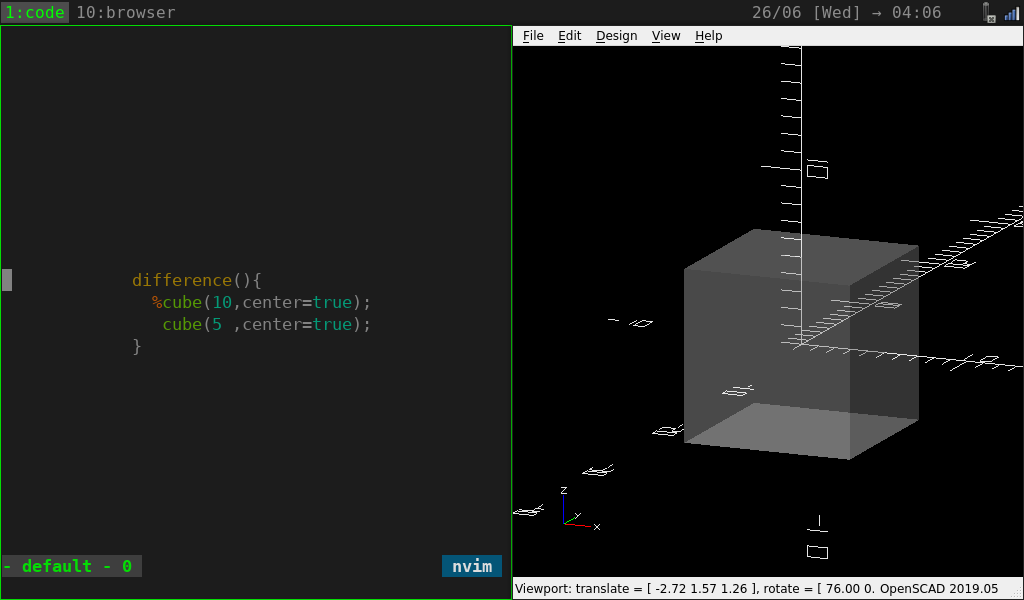 Background Modifier [Version 2019] · Issue #2978 · openscad/openscad · GitHub