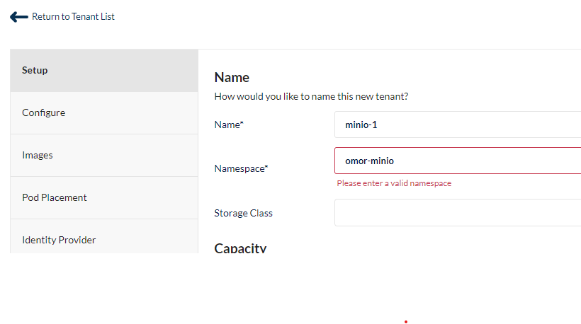 Minio Operator Console Error Please Enter A Valid Namespace · Issue 1070 · Minio Operator