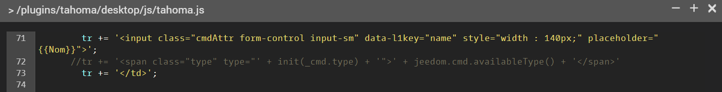 Les commandes disparaissent après une sauvegarde · Issue #57 · redbug26/jeedom-tahoma · GitHub