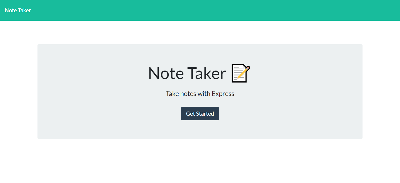 GitHub - Clary-Ashton/Note-Taker: A note taking App where the User can ...