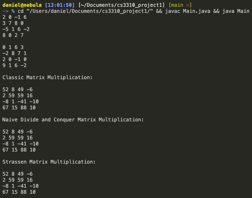 GitHub - desantamaria/cs3310_project1: Project 1