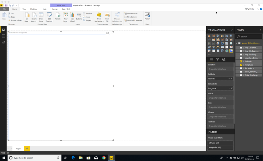 Mapbox Visual For Power Bi Doesnt Display In Desktop On External