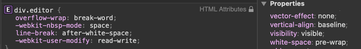 Lit doesn't apply `white-space` CSS rule to elements in Safari · Issue #4328 · lit/lit · GitHub