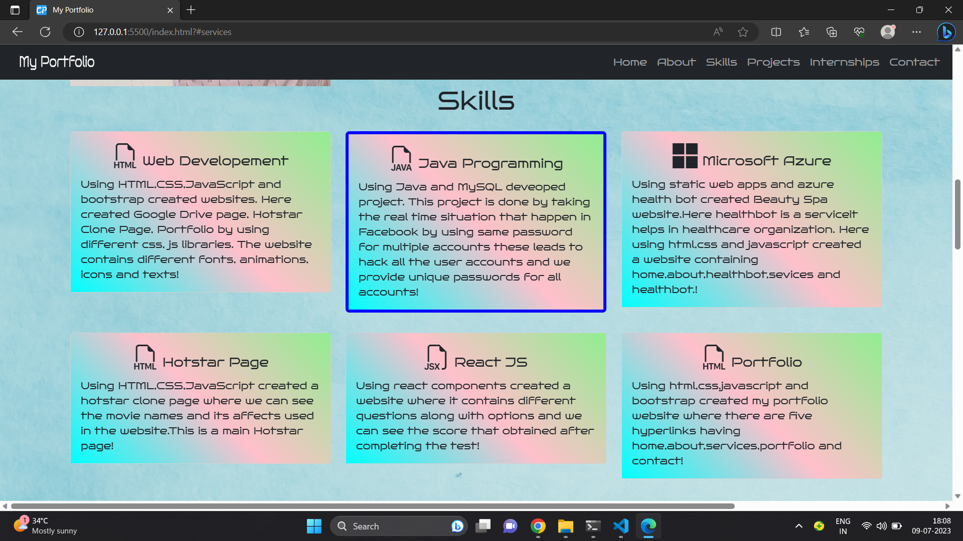 GitHub - bhosalesraya/Edunet: This is my portfolio