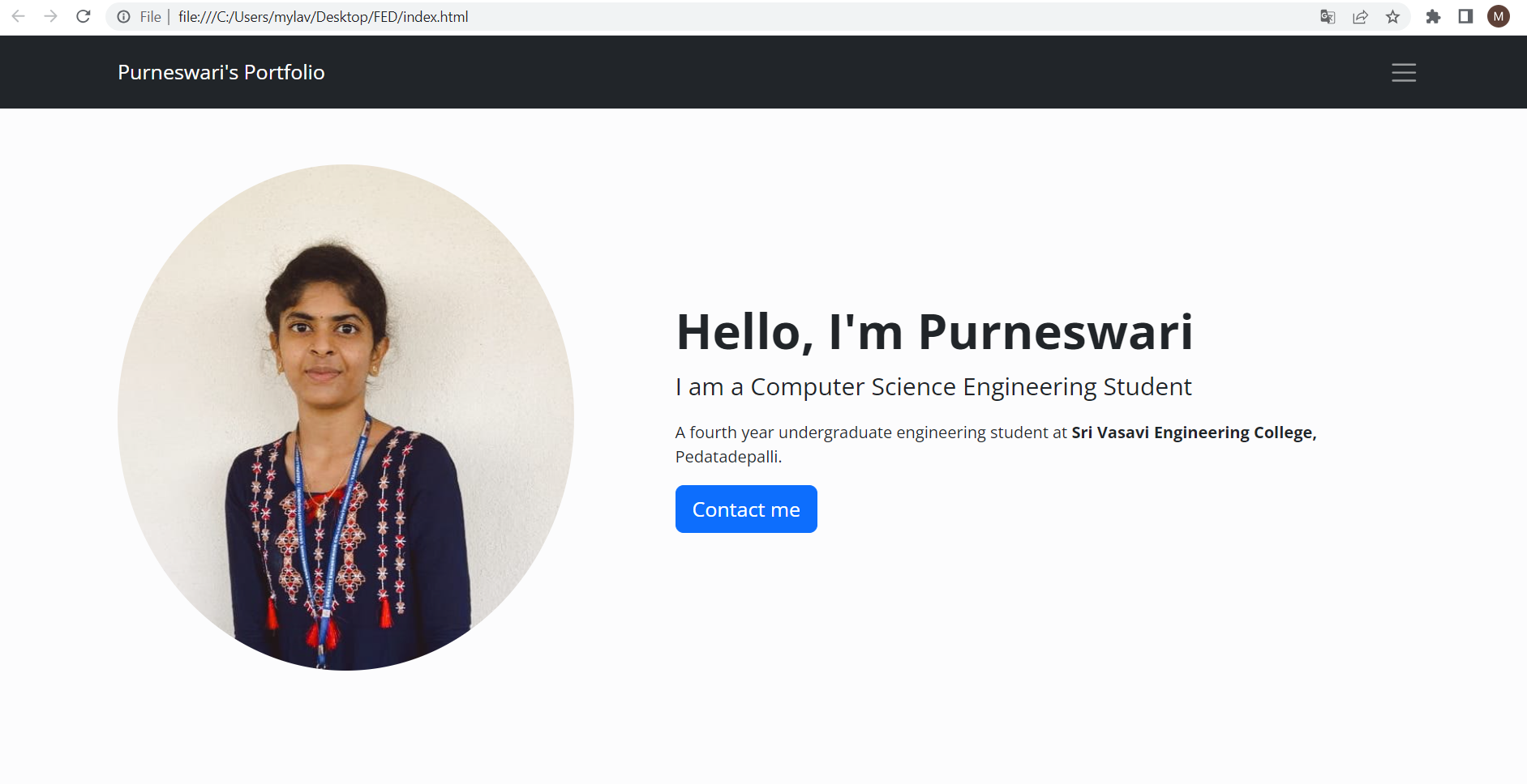 GitHub - purneswari/portfolio: "Welcome to my personal portfolio website! Explore my skills ...