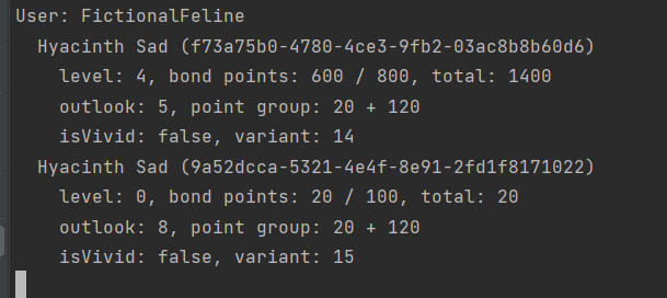Bio and Bond Level Reset · Issue #115 · voidpet/bugs · GitHub