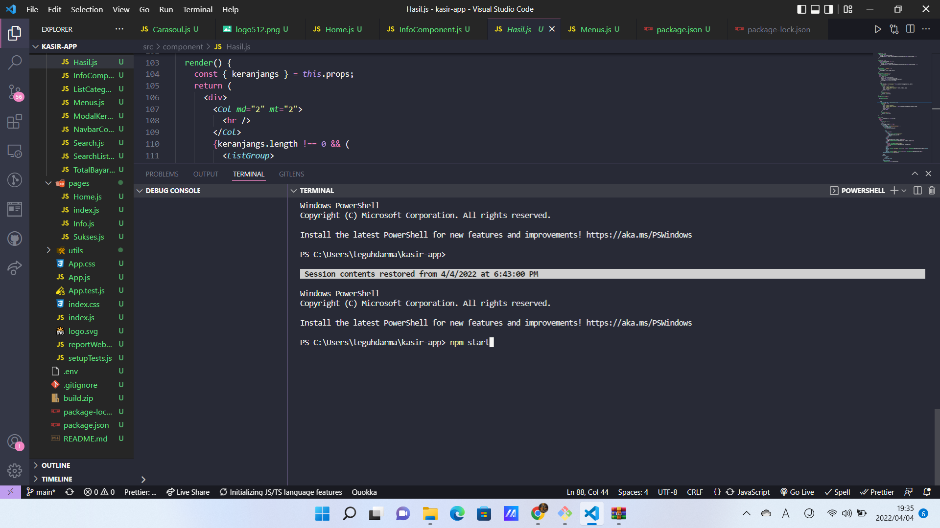 GitHub - teguhdarma/kasir-react