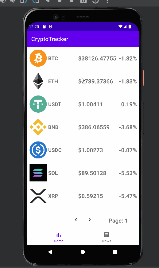 GitHub - Zavins/CryptoTracker: CodePath CryptoTracker App