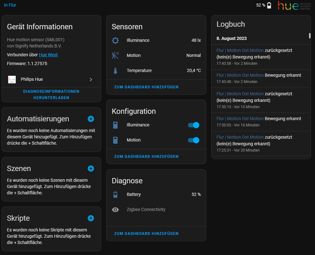 Fritz!DECT 440 Temperature Sensor is not displayed in Area UI-Card · Issue #98049 · home ...