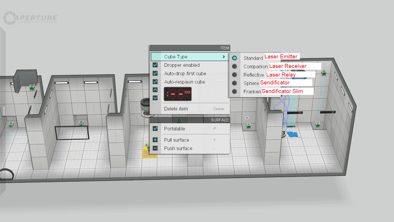Combine Laser items using cube type · Issue #4084 · BEEmod/BEE2-items · GitHub