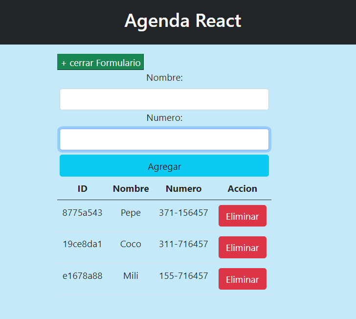GitHub - sznitowski/Agenda-React
