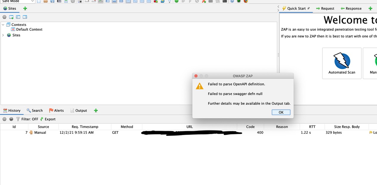 Unable to import openAPI using file system · Issue #6450 · zaproxy/zaproxy · GitHub