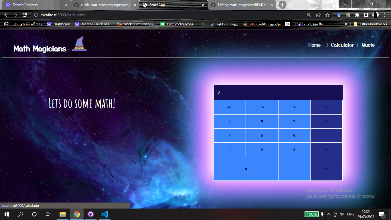 GitHub - ZahraArshia/math-magicians: "Math magicians" is a website for ...
