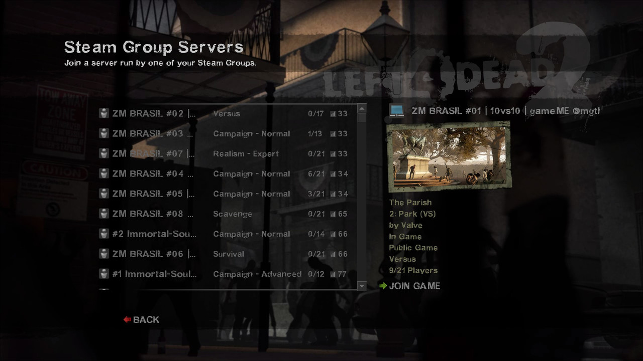 [FR] Make a option to browse the servers as a list instead of the ...
