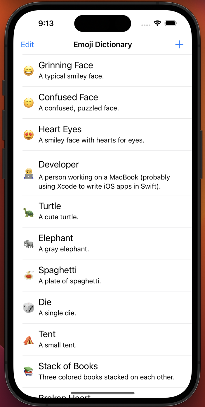 GitHub - tony-adamson/DC-LessonTableView-EmojiDictionary
