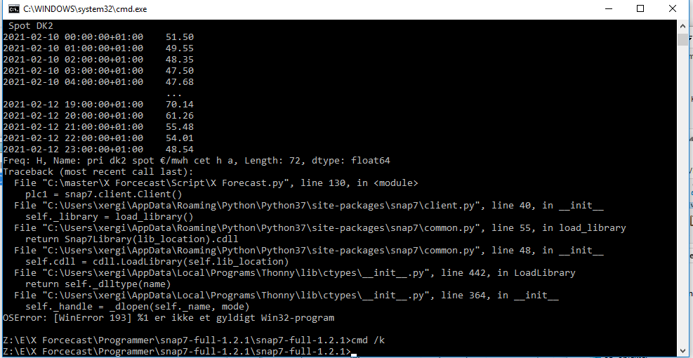 Snap7 Problem When Run As Windows Bat File · Issue 251 · Gijzelaerrpython Snap7 · Github 