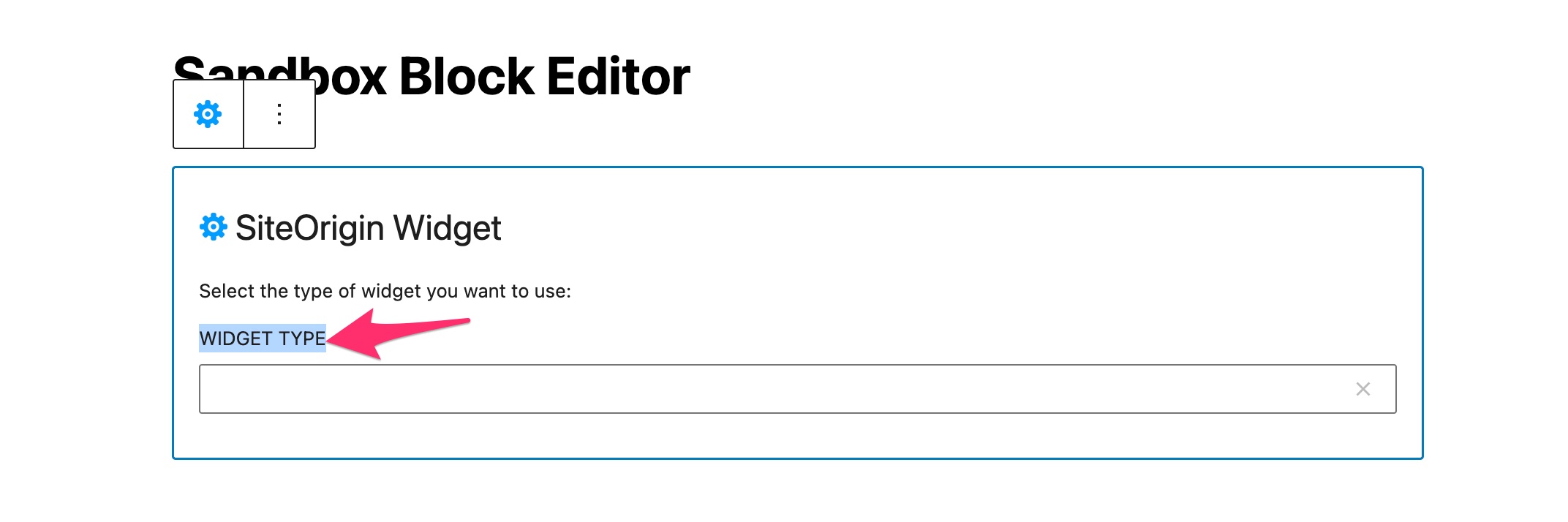 Widget Block: Remove WIDGET TYPE string · Issue #1620 · siteorigin/so-widgets-bundle · GitHub