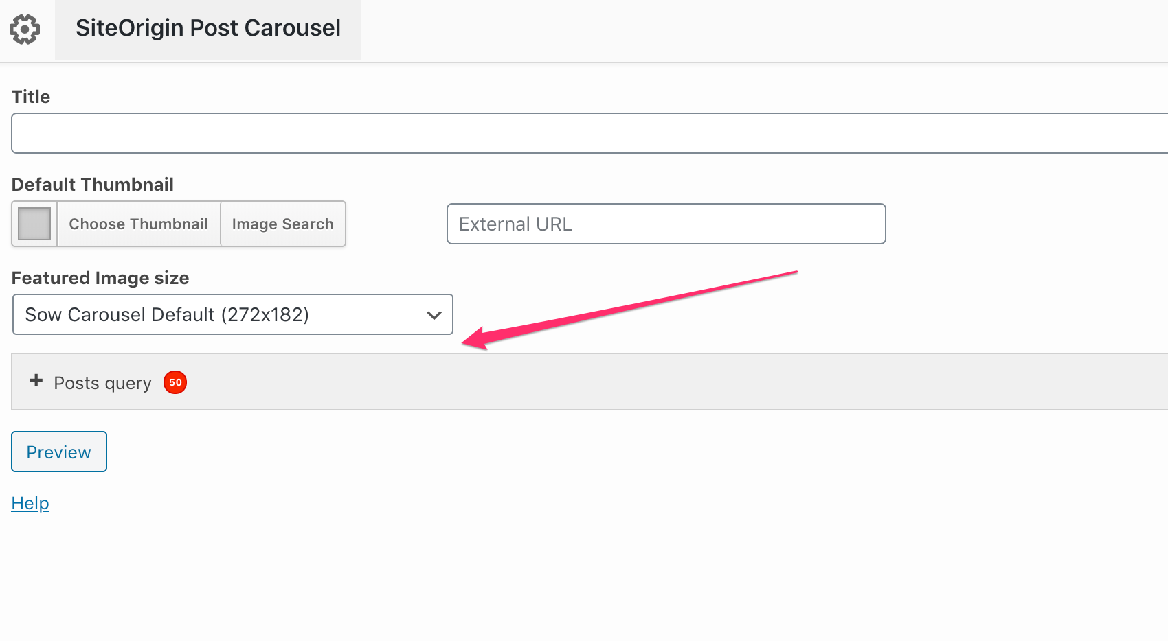Post Carousel: Add a new setting to disable looping · Issue #929 · siteorigin/so-widgets-bundle ...