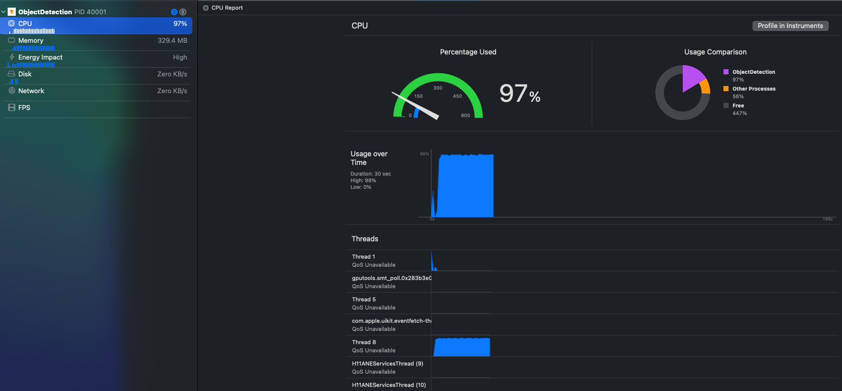 Ios Uses 100 Cpu To Run Tflite · Issue 56548 · Tensorflowtensorflow · Github