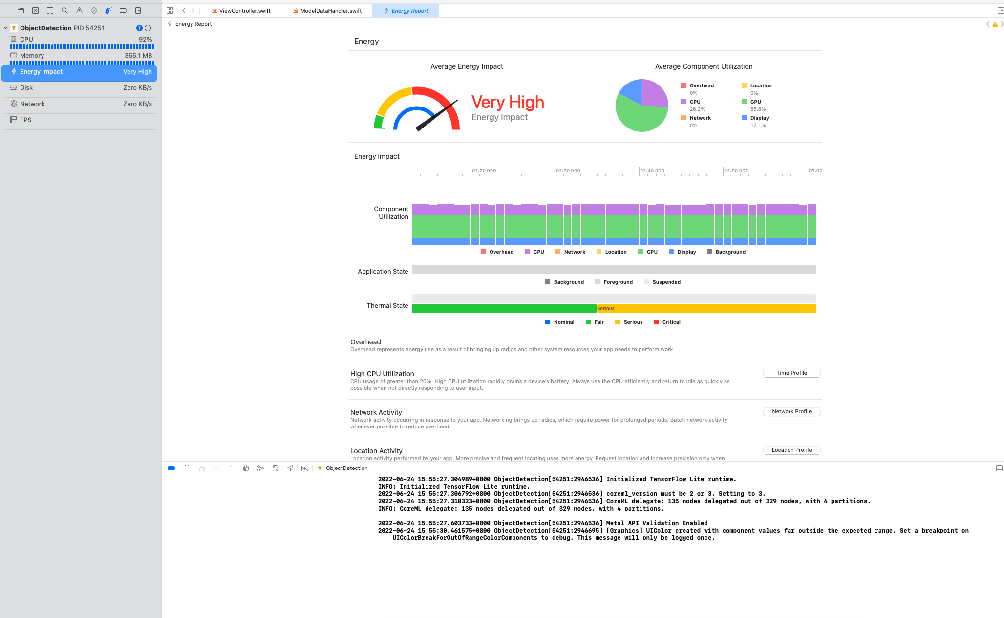 Ios Uses 100 Cpu To Run Tflite · Issue 56548 · Tensorflowtensorflow · Github