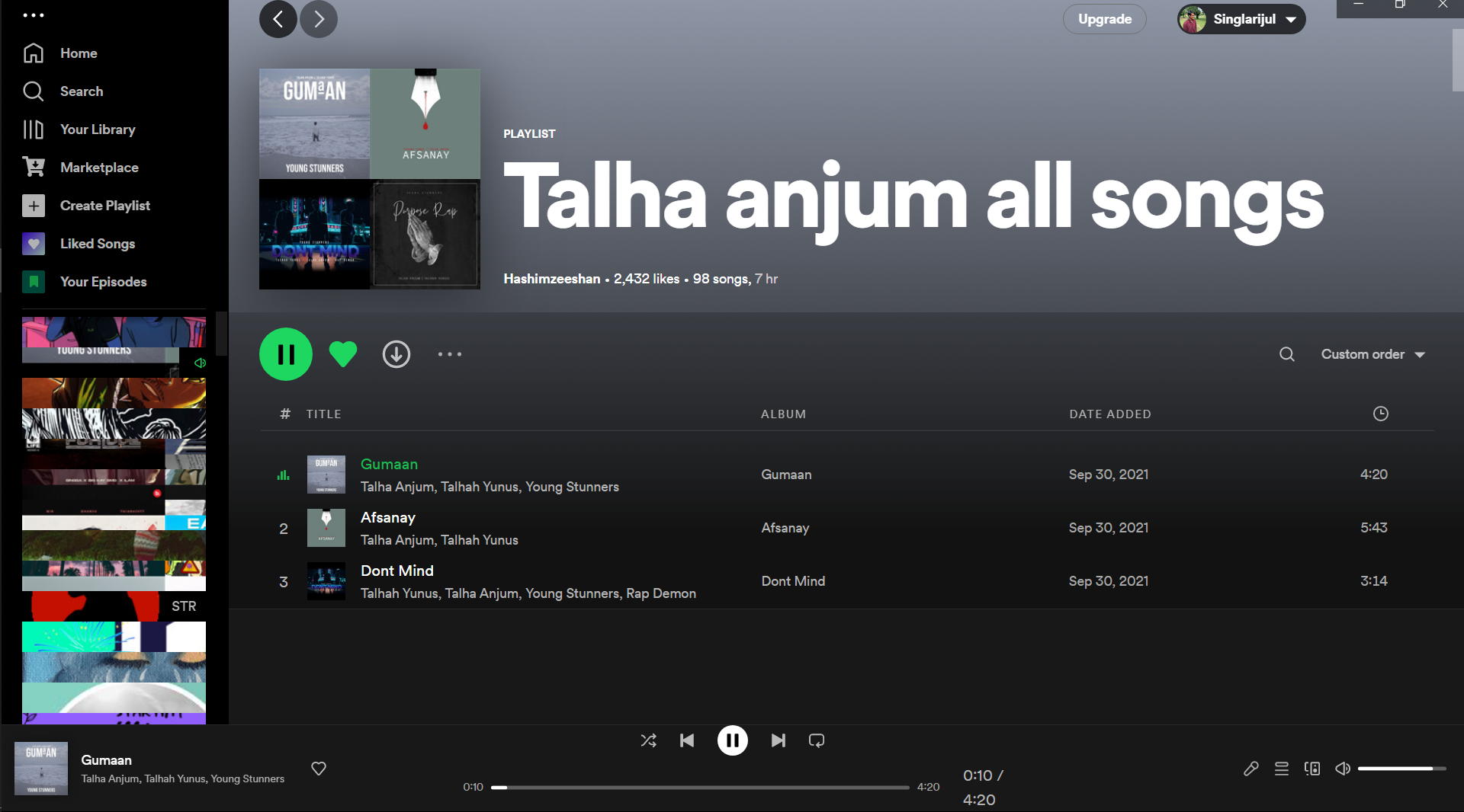 Playlist-Cover-Distorted · Issue #98 · Daksh777/SpotifyNoPremium · GitHub