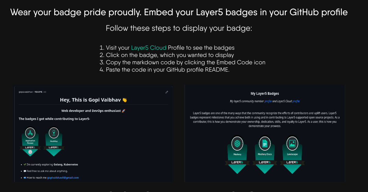[UI] Update the Github profiles section · Issue #160 · layer5labs/meshery-extensions-packages ...