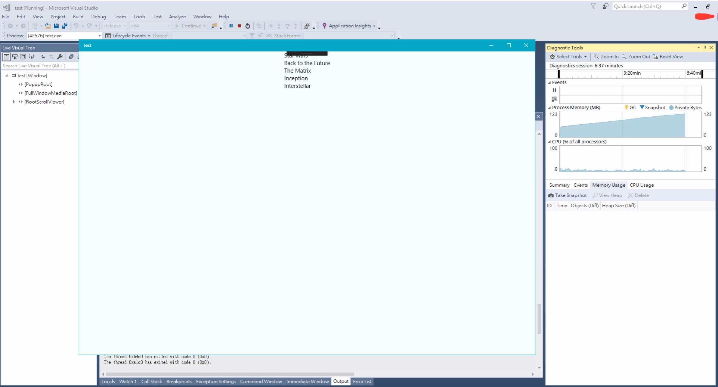 Memory leak issue in UWP · Issue #1541 · microsoft/react-native-windows · GitHub