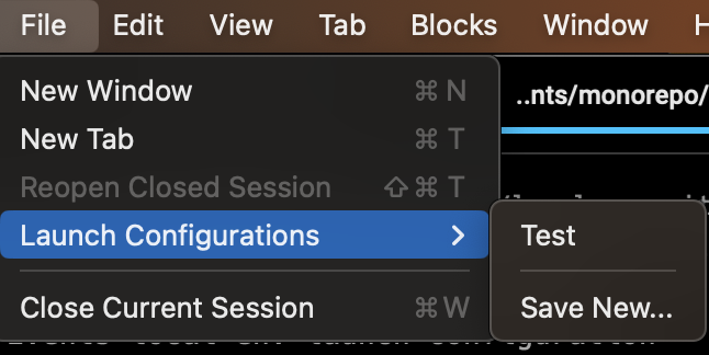 Adding launch configuration programmatically doesn't work · Issue #3780 · warpdotdev/Warp · GitHub