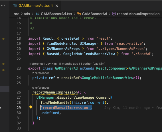 [🐛] GAMBannerAd loaded visible on App screen but mraid.isViewable() returning false · Issue #339 ...
