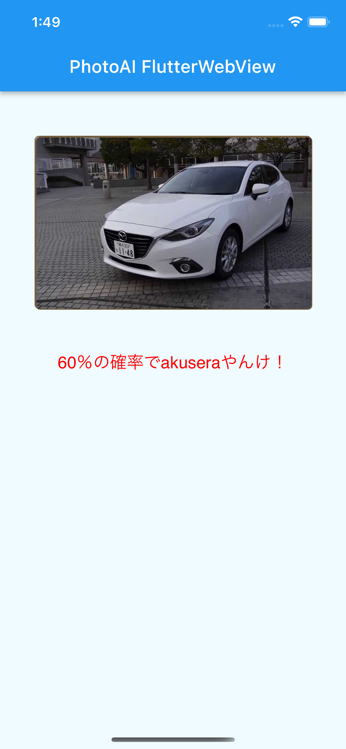 GitHub - hogehogeBrav/PhotoAI_FlutterWebView: PhotoAIの判別結果を表示する簡易flutter app