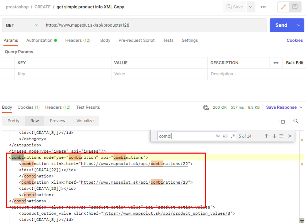[WS] - Create a product with Combinations - Error Invalid $number parameter "" cannot be ...
