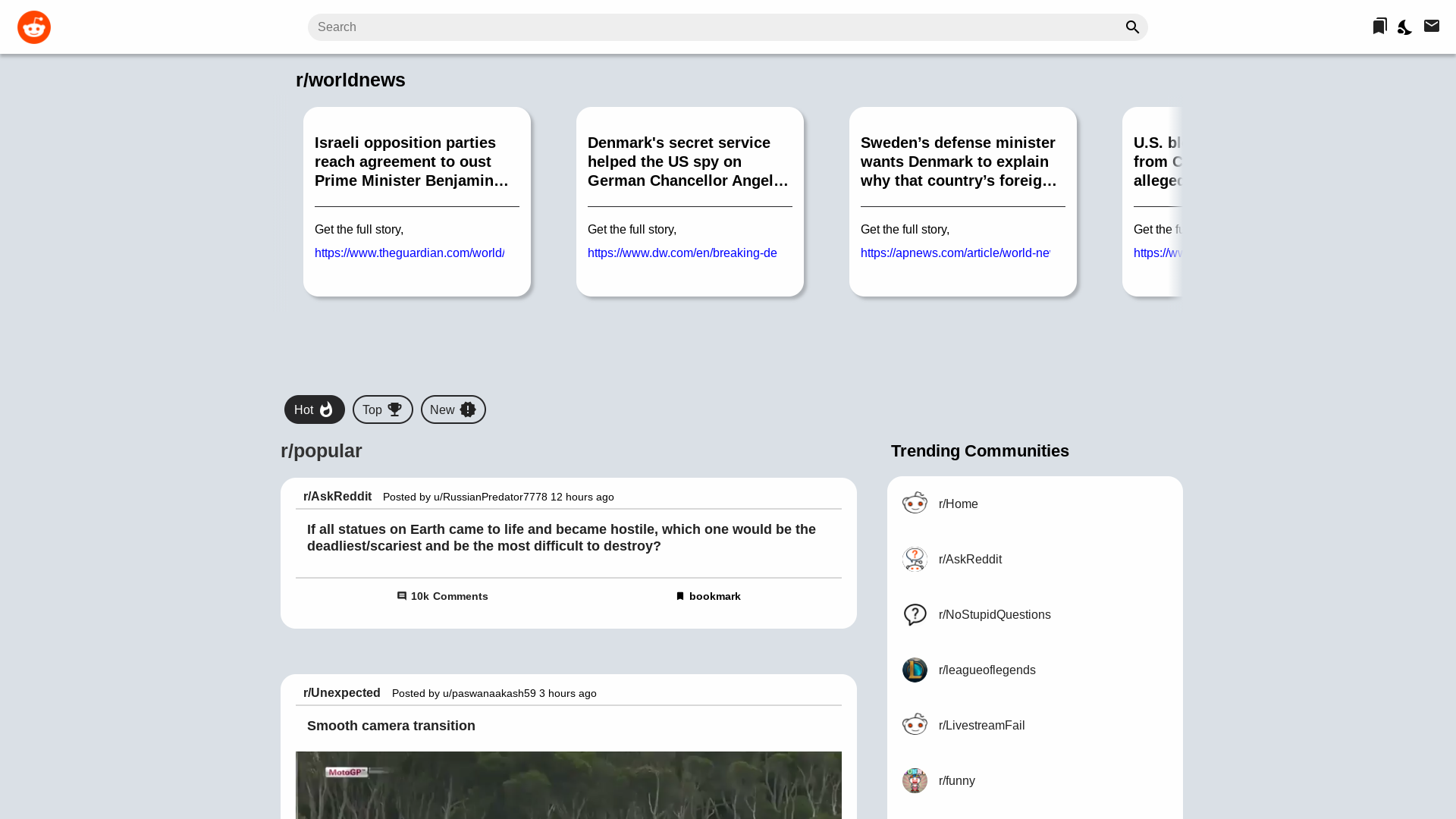 GitHub - DakotahGodfrey/react-reddit-client: React-Redux Client for ...