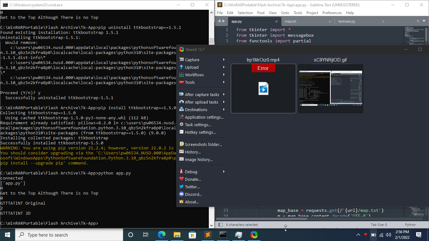 ScrolledFrame seems to be unscrollable in ttkbootstrap 1.5.1 · Issue ...