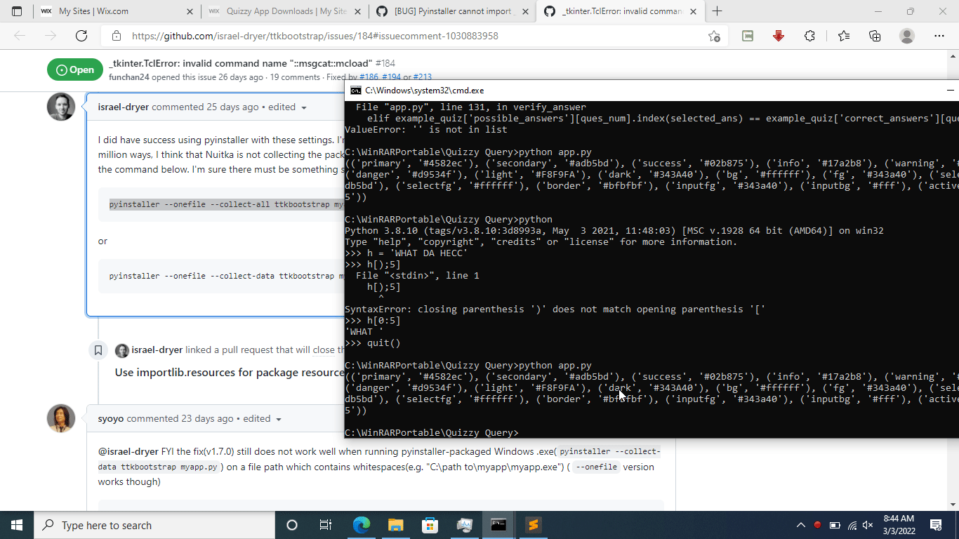 [bug] Pyinstaller Cannot Import Bootlocale Cannot Create Executable · Issue 209 · Israel