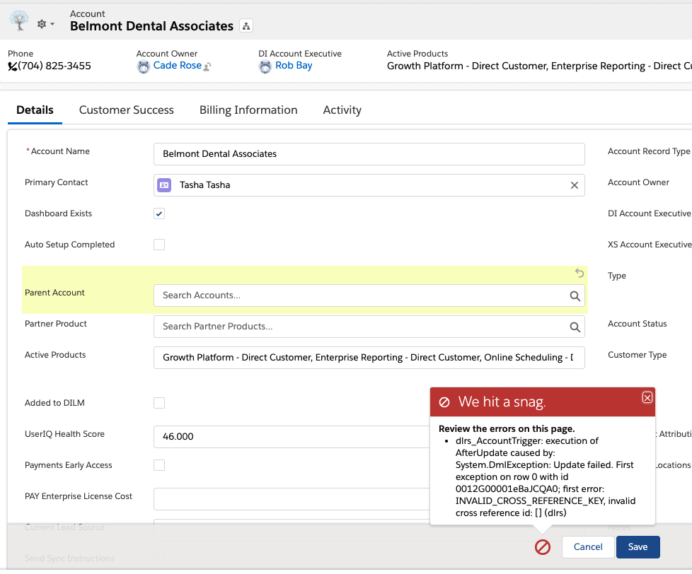 Dlrs Preventing Record Edit · Issue 1020 · Sfdo Community Declarative Lookup Rollup Summaries
