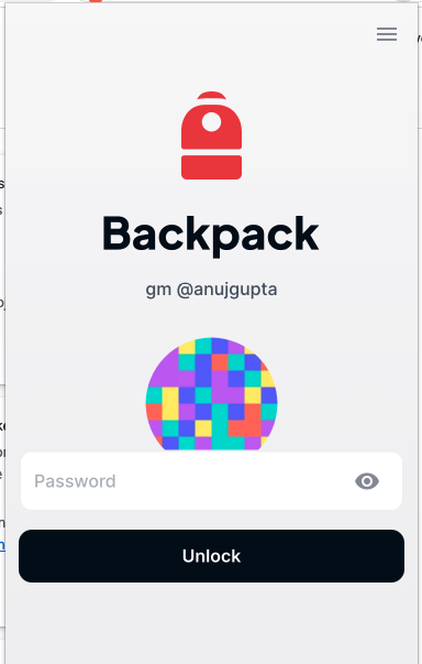 Avatar getting hidden behind Password Field · Issue #3498 · coral-xyz/backpack · GitHub
